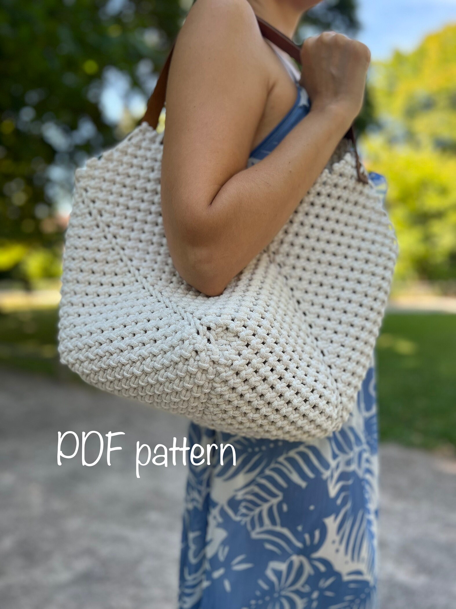 Macrame Bag PDF Pattern DIY Macrame Boho Purse Handbag - Etsy