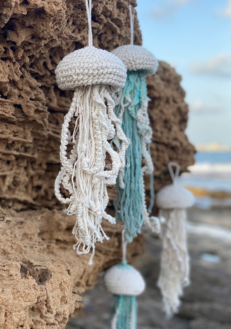 DIY Pattern Macrame Jellyfish, Macrame PDF Pattern, Step by Step ...