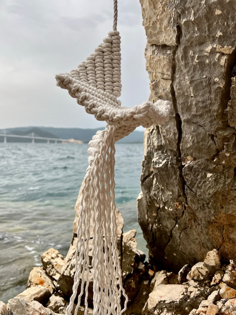 Macrame 3D Art ocean Spirit PDF Pattern Ocean - Etsy