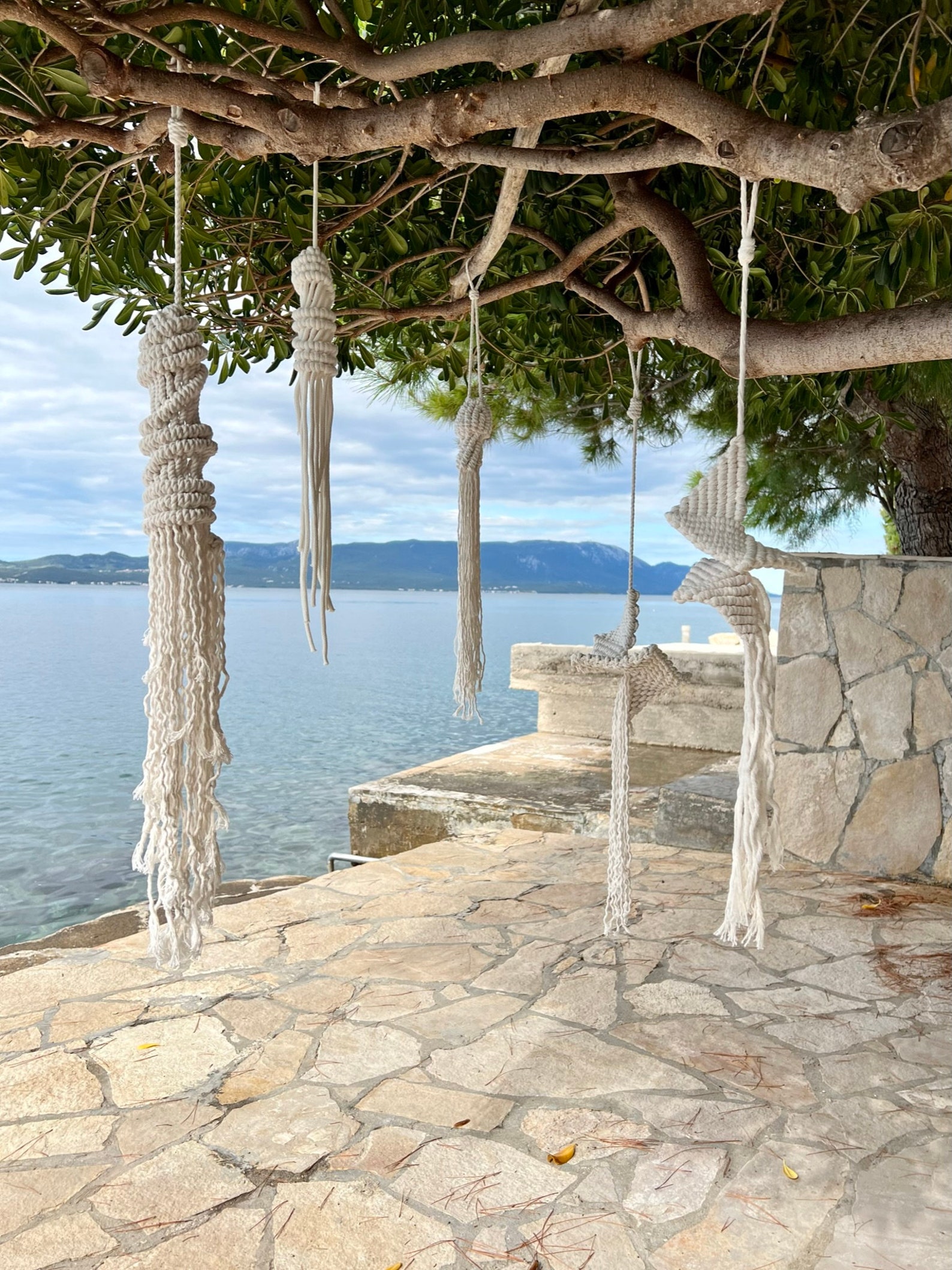Macrame Jellyfish PDF Pattern, Ocean Creatures Art, 3D Fiber Art ...