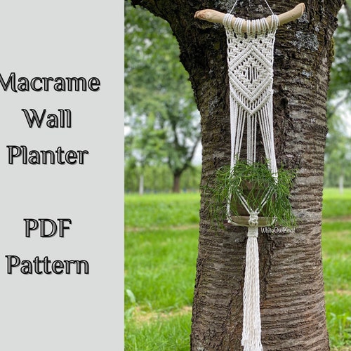 PDF Pattern Macrame Plant Hanger Plant Hanger DIY Macramé - Etsy
