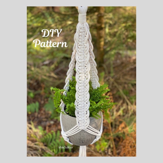 PDF Pattern Macrame Plant Hanger Macramé Pattern for | Etsy