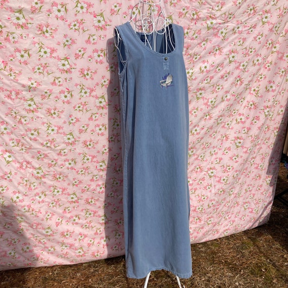 vintage cottage core dress 1990s homestead cotton we… - Gem