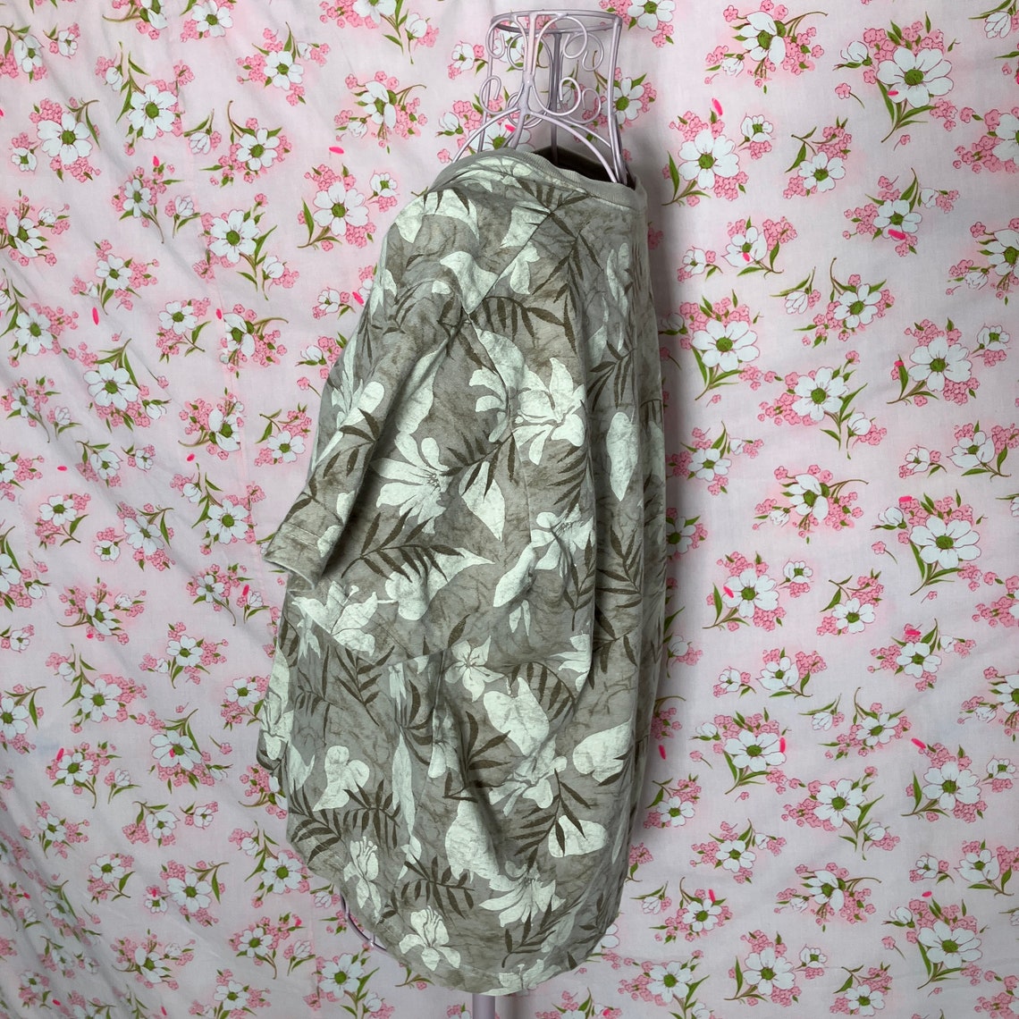 Vintage 90s Y2k T Shirt | M - L | Ll Bean Made in Usa Floral Botanical ...