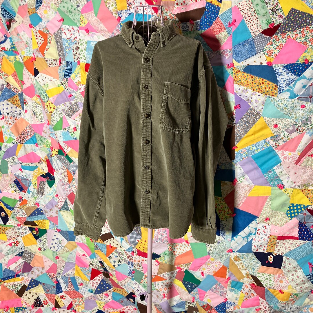 Vintage Eddie Bauer Corduroy Shacket 90s Cottage Core Grandma Fall ...