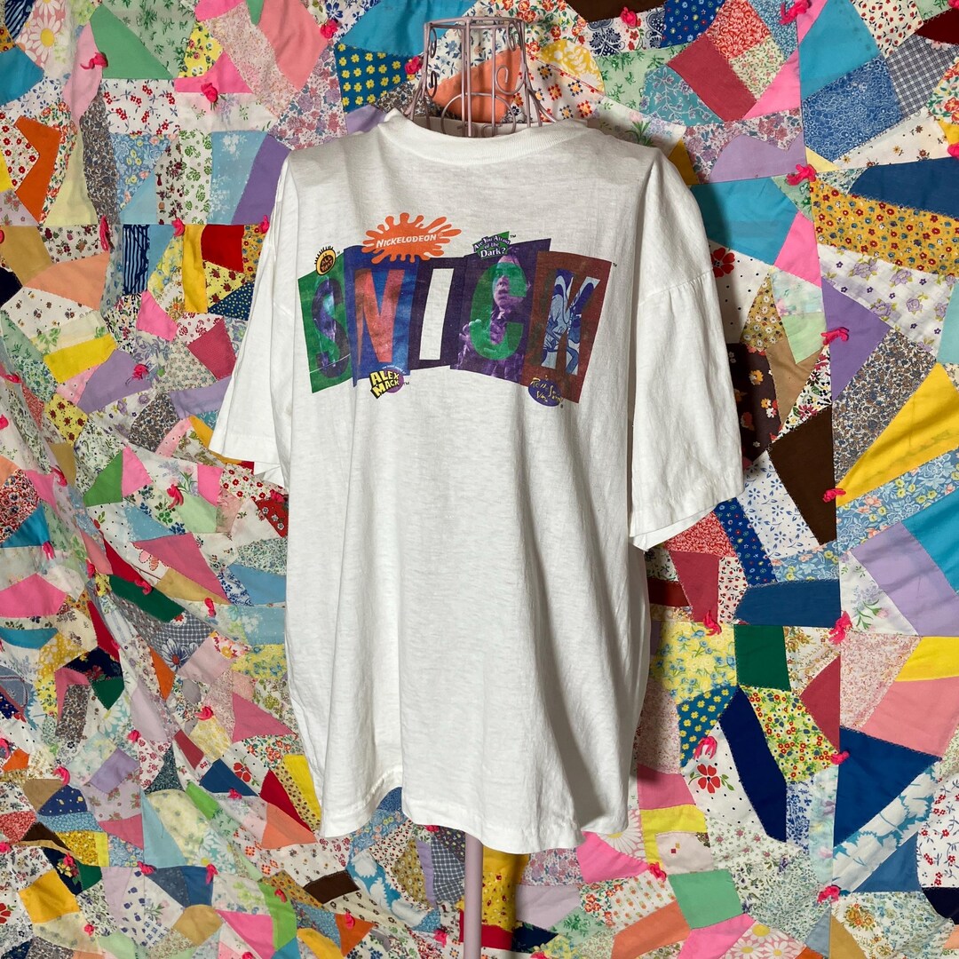 Vintage Graphic Snick Nickelodeon Shirt |S - M| Cotton 90s Single ...