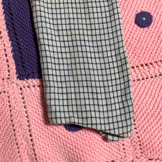 Vintage 50s 60s as is capri pants navy blue white pla… - Gem