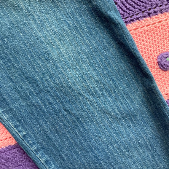 vintage lee jeans high waisted blue rinse 90s 100% co… - Gem