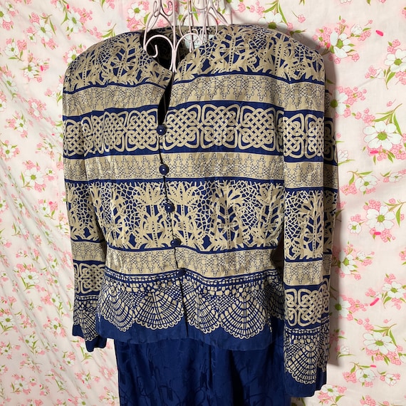 Vintage 70s 80 skirt and jacket matching set | M-L |… - Gem