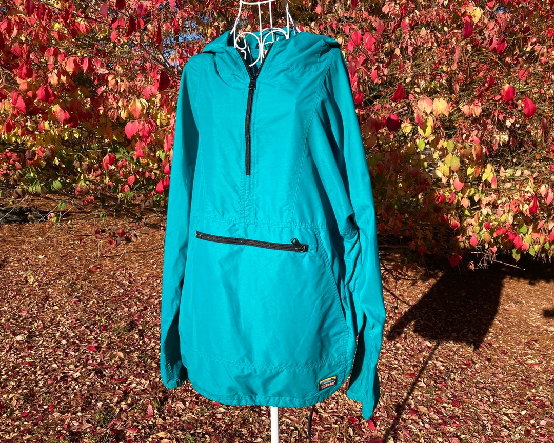 Vintsge 90s Windbreaker Teal 1990s Jacket L L Bean - Etsy