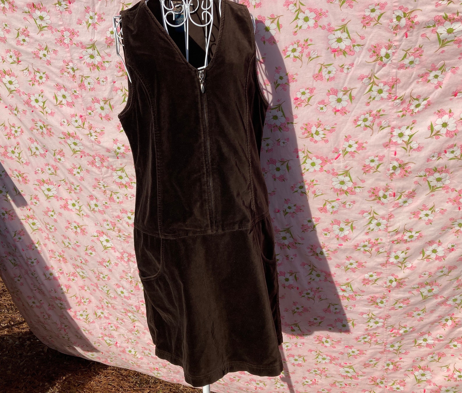 Vintage Jumper Dress 90s Brown Cottage Western Farmcore 1990s - Etsy