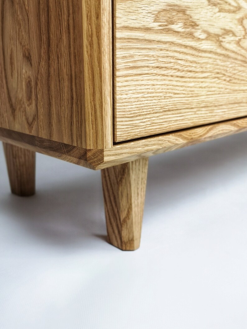 MILAAU TV Cabinet MOU Oak Tv Stand Tv Console Media Stand Scandinavian ...