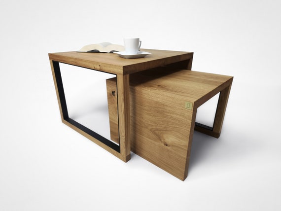 Solid oak coffee table and end tables store