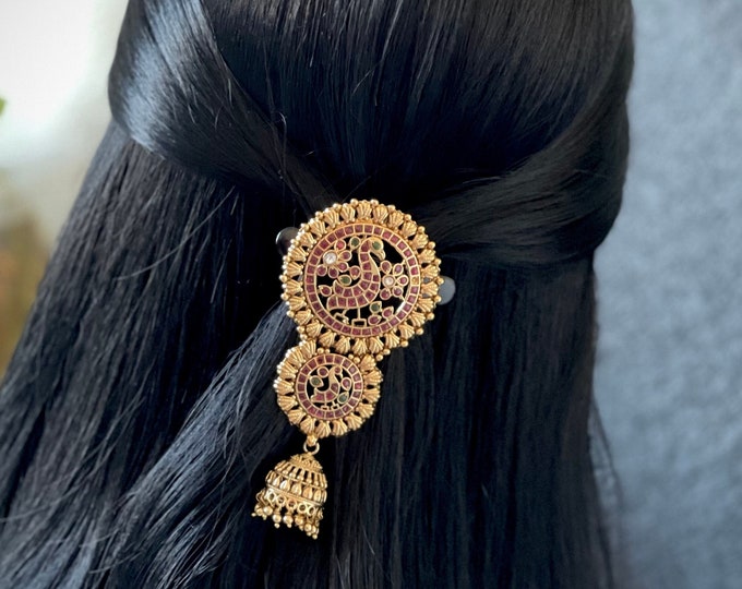 Antique Hair Pin / Juda Pin / Veni Pin / Jada Billa / Classical Dance ...