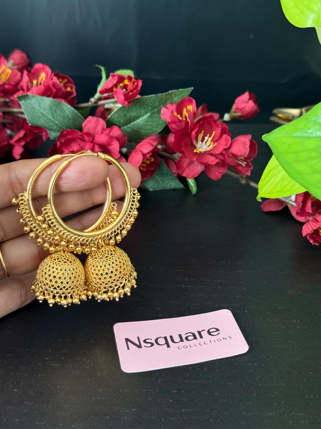 Bali Jhumkas / Jhumki Earrings Jewelry / Indian Jumkas / Jhumkas With ...