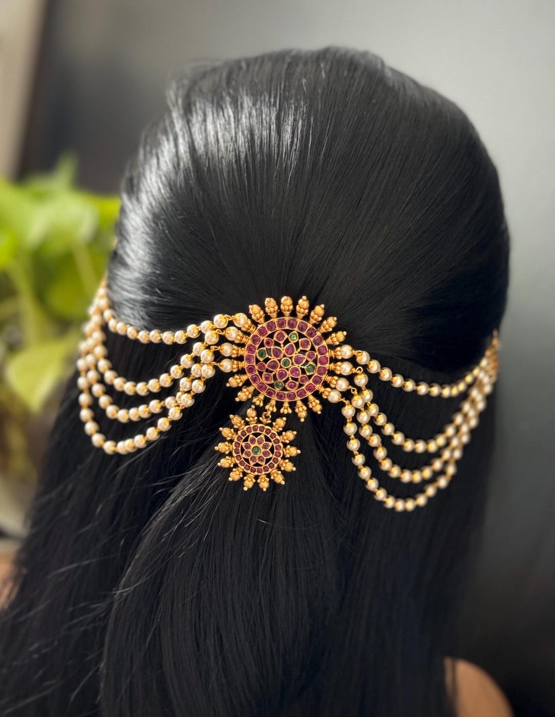 Antique Hair Pin / Juda Pin / Veni Pin / Juda Pin / Rakodi / Bun Billa ...