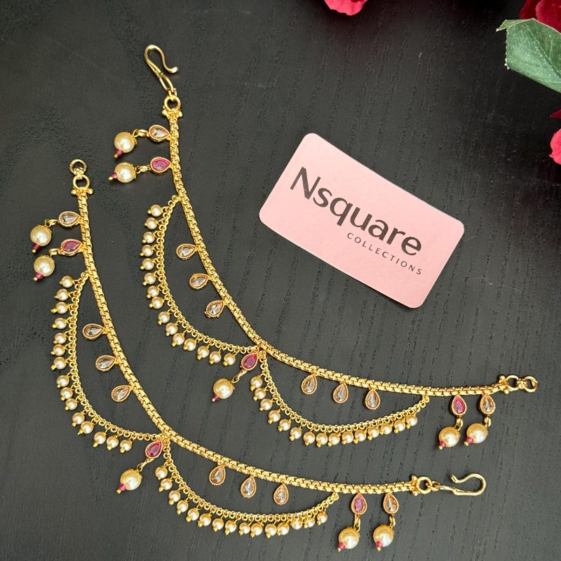 Indian Jhumka - Etsy