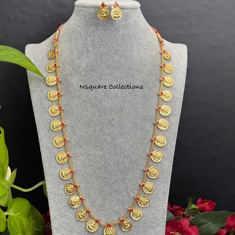 Gold Indian Coin Pendant - Etsy