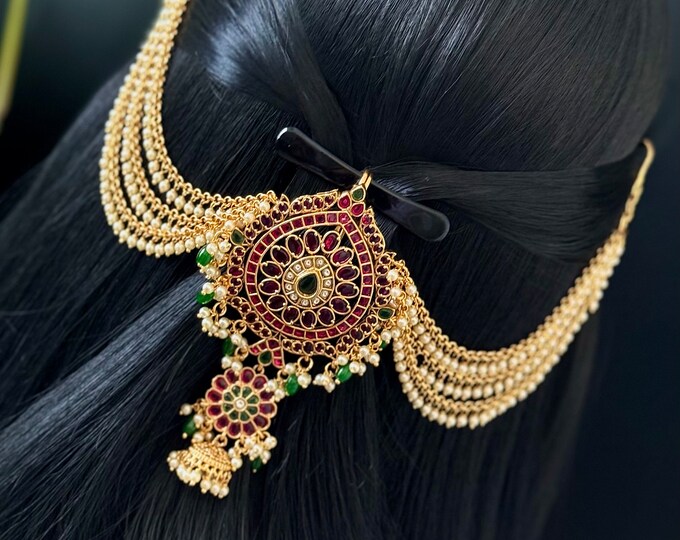 Antique Hair Pin / Juda Pin / Veni Pin / Juda Pin / Rakodi / Bun Billa ...