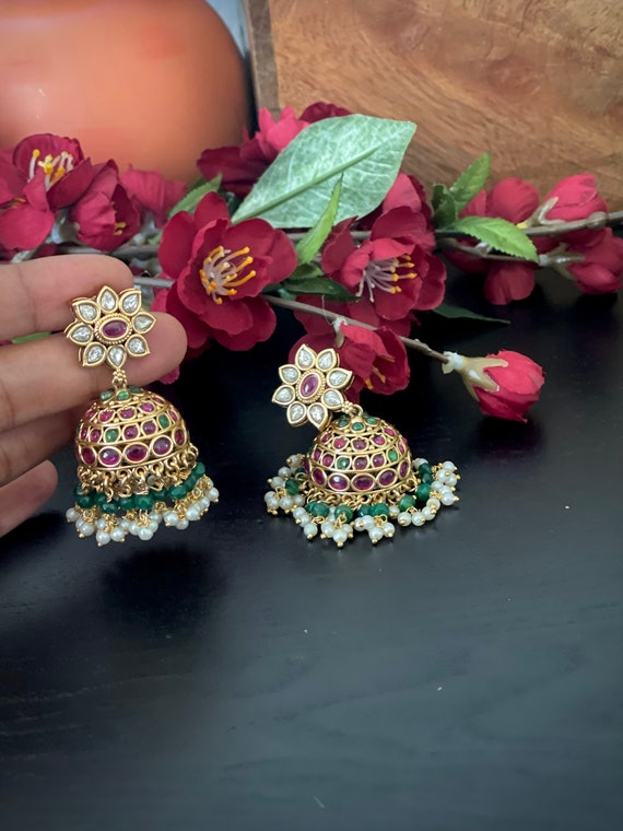 Antique kemp jhumka store
