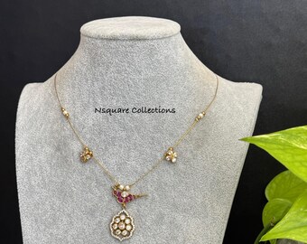 Cute Charm NECKLACE ONLY / Invisible Chain Necklace / Charm Jewelry ...