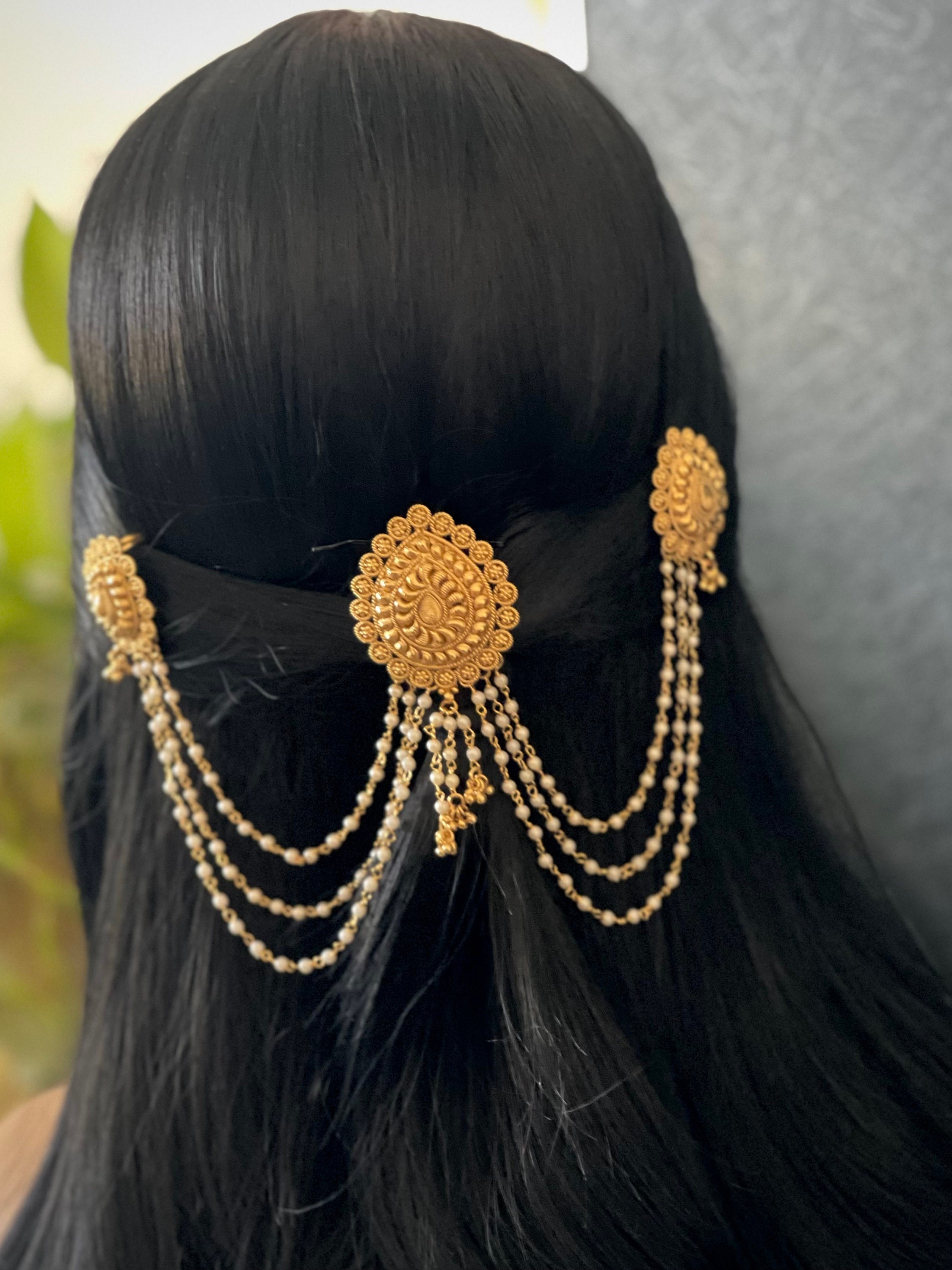 Indian Hair Bun Jewelry