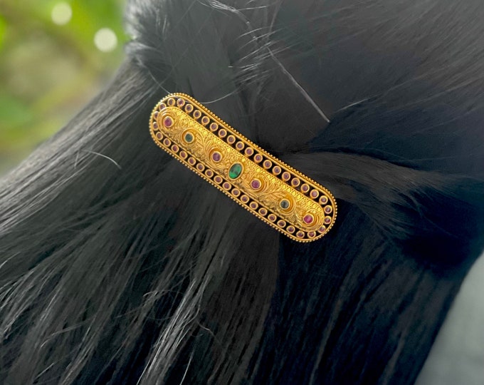 Antique Small Cute Hair Clip / Juda Pin / Traditional Hair Clip ...