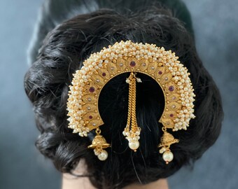 Indian Hair Jewelry | Etsy