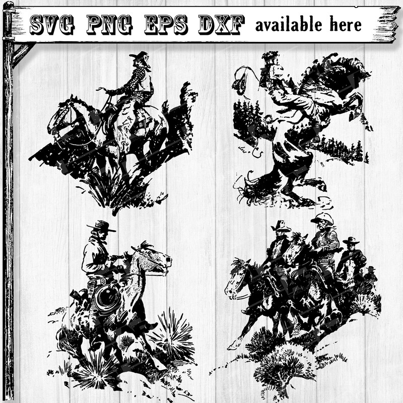Cowboy Clip - Etsy