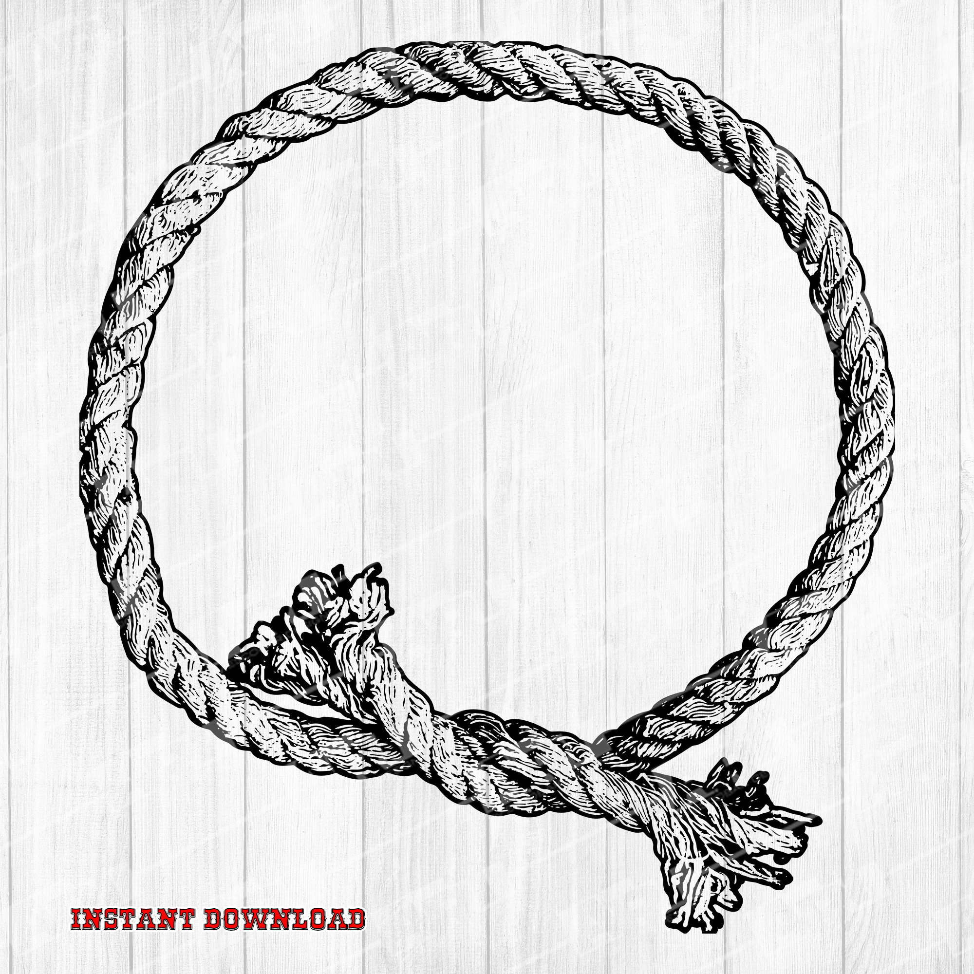 Western Lariat & Rope SVG PNG Bundle – Clipart for Sublimation, DTG ...