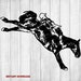 Western Cowboys Saddle Bronc Riding SVG, Rodeo PNG, Bucking Broncos SVG ...