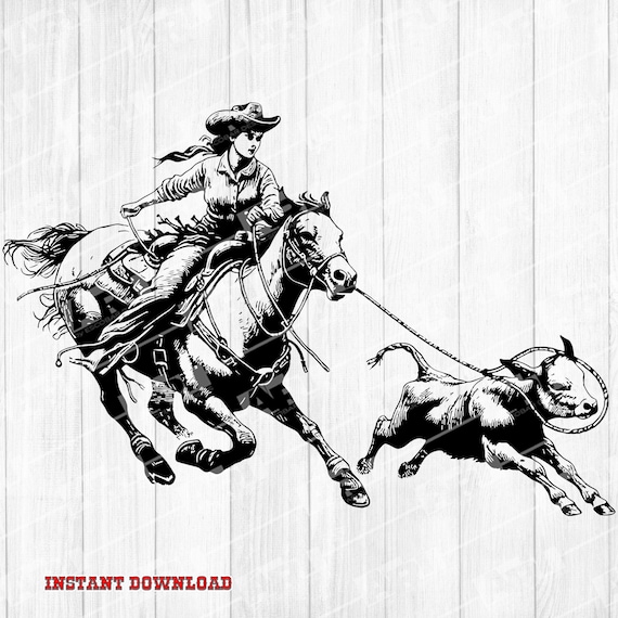 Calf Roping Drawings Bob Hills Calf Roping Art