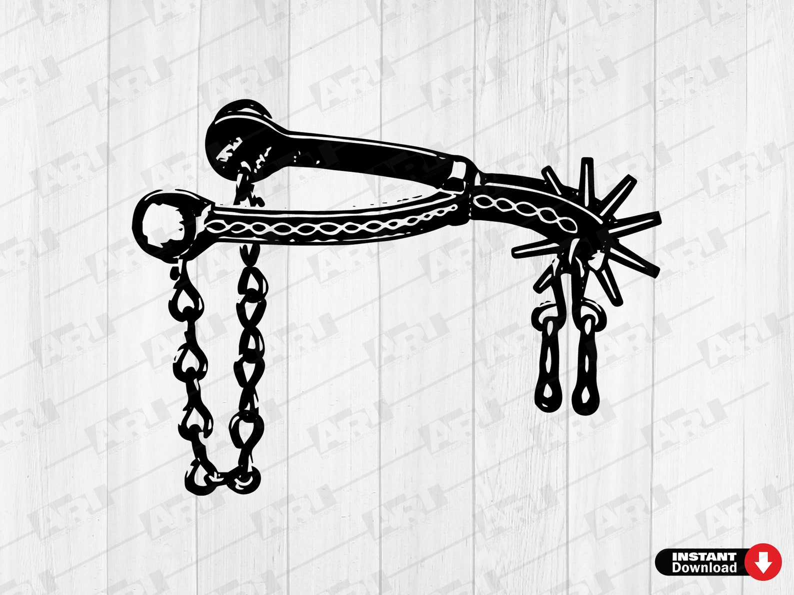 Vintage Cowboy Spurs SVG, Western SVG, Cowboy SVG for Sublimation ...