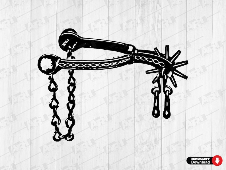 Vintage Cowboy Spurs SVG, Western SVG, Cowboy SVG for Sublimation ...