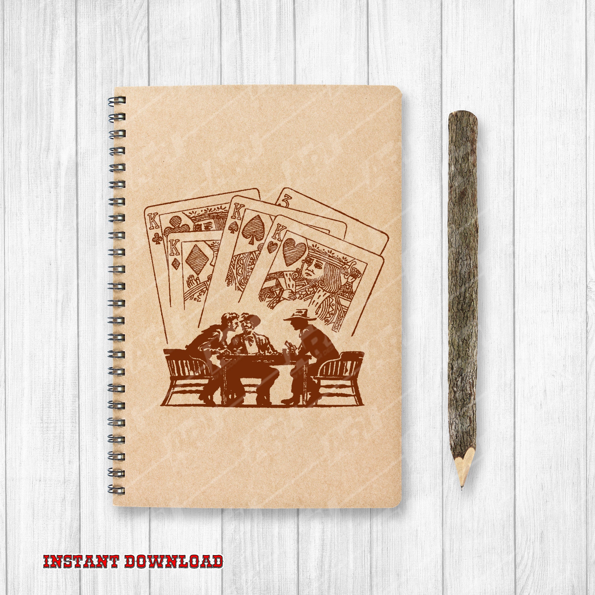Western SVG Cowboys Playing Cards in a Saloon Wild West - Etsy
