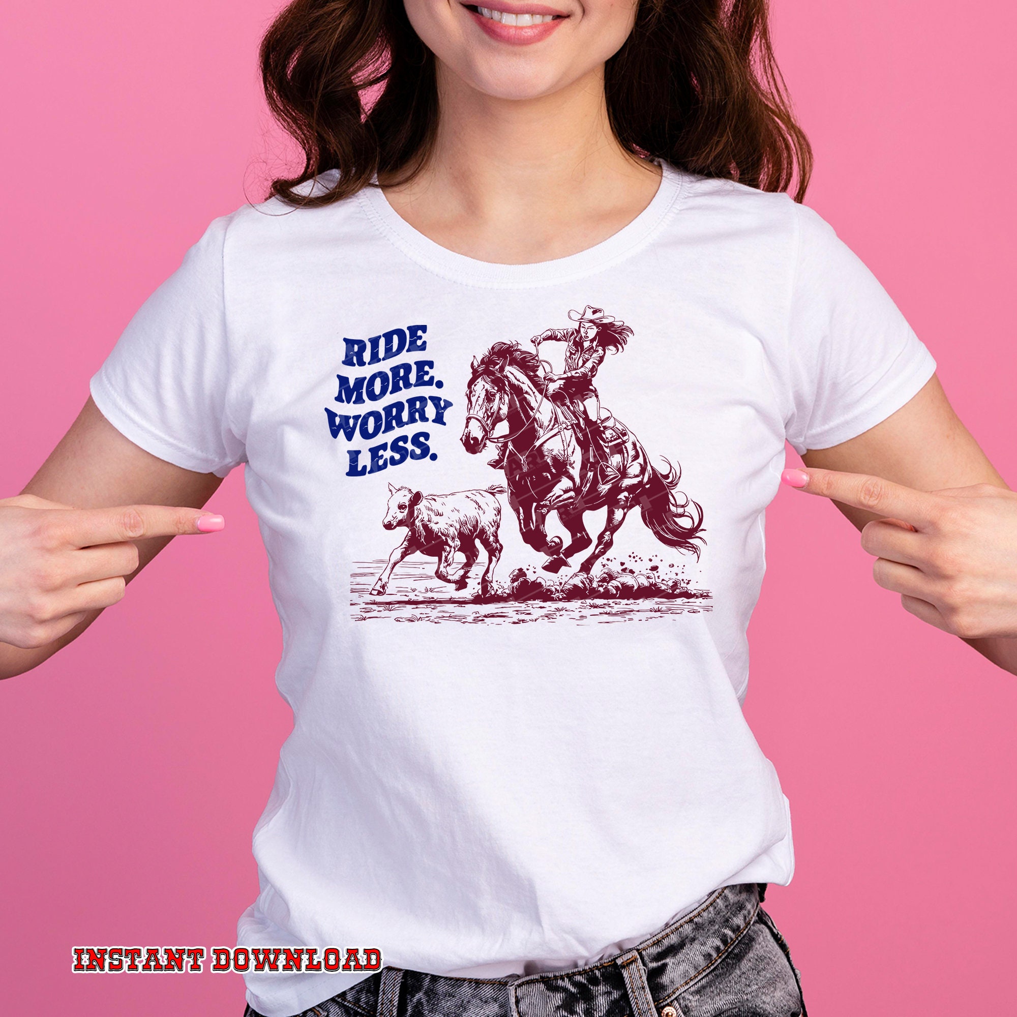 Breakaway Roper Svg, Cowgirl on a Horse Roping a Calf Svg, Western Svg ...