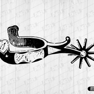 Vintage Cowboy Spurs SVG, Western SVG, Cowboy SVG for Sublimation ...