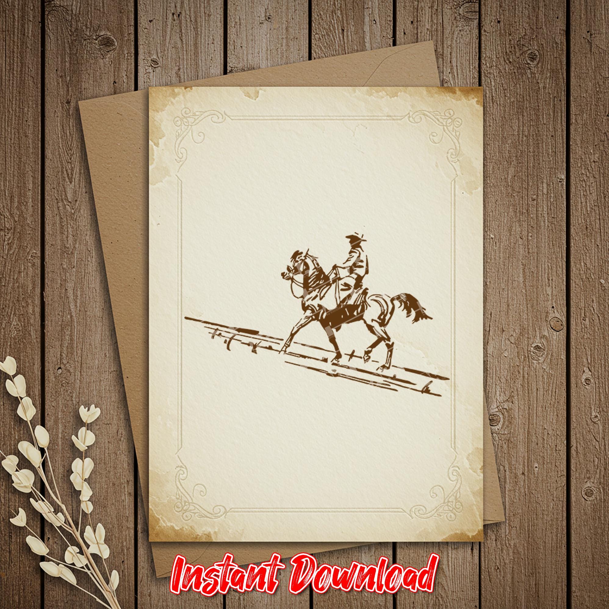 Western Cowboy Roping SVG Bundle - Roping, Lassoing, Longhorn Designs ...