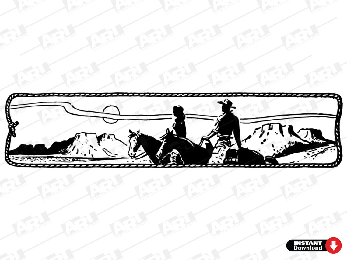 Cowboys and Cowgirls Svg Png, Western Svg, Western Couples Clip Art ...