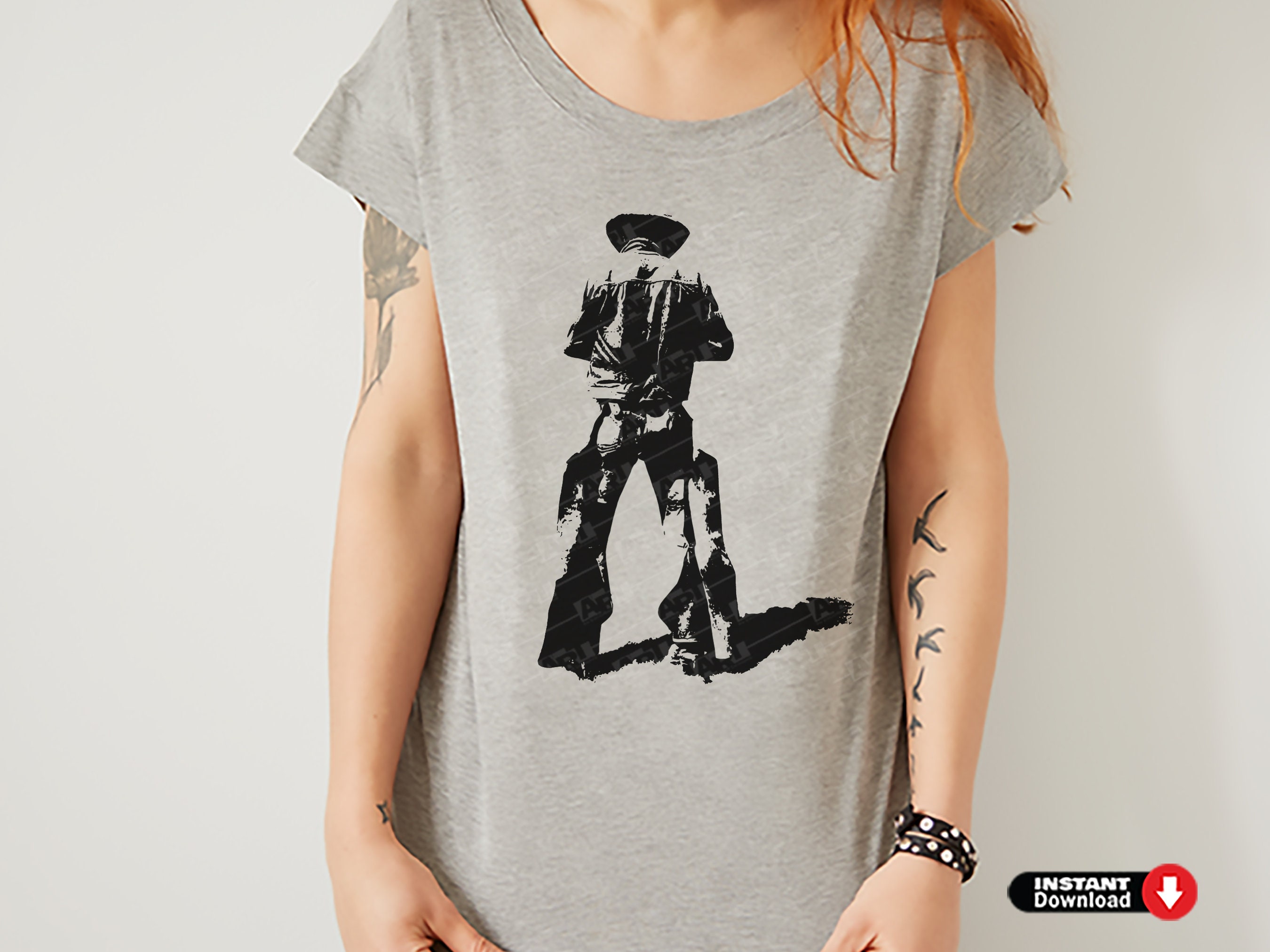 Western Cowboy in Chaps SVG PNG Classic Western Cowboy Image - Etsy