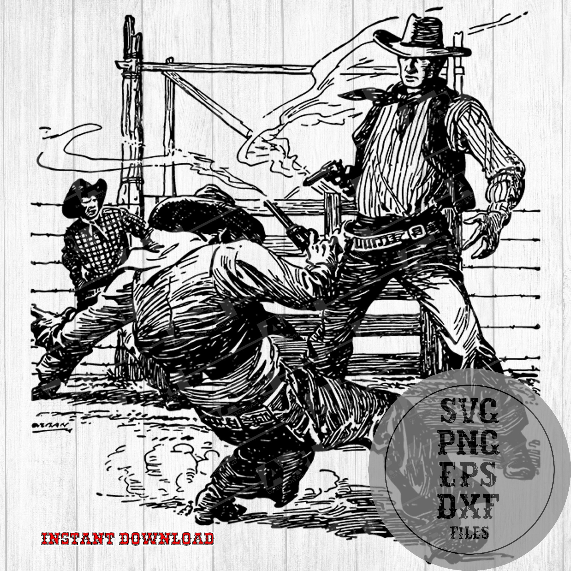 Cowboys, Desperados and Outlaws Svg, Gunslingers Svg, Horses, Western ...