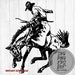 Western Cowboy SVG PNG, Saddle Bronc Riding Svg, Rodeo Svg, Bucking ...