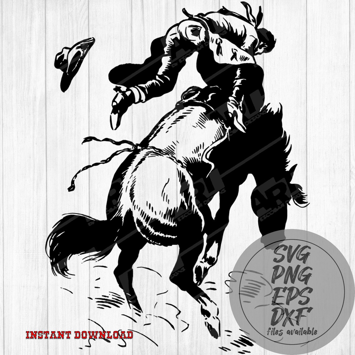 Cowboy Png, Saddle Bronc Riders SVG, Western Svg, Rodeo Clip Art Bundle ...
