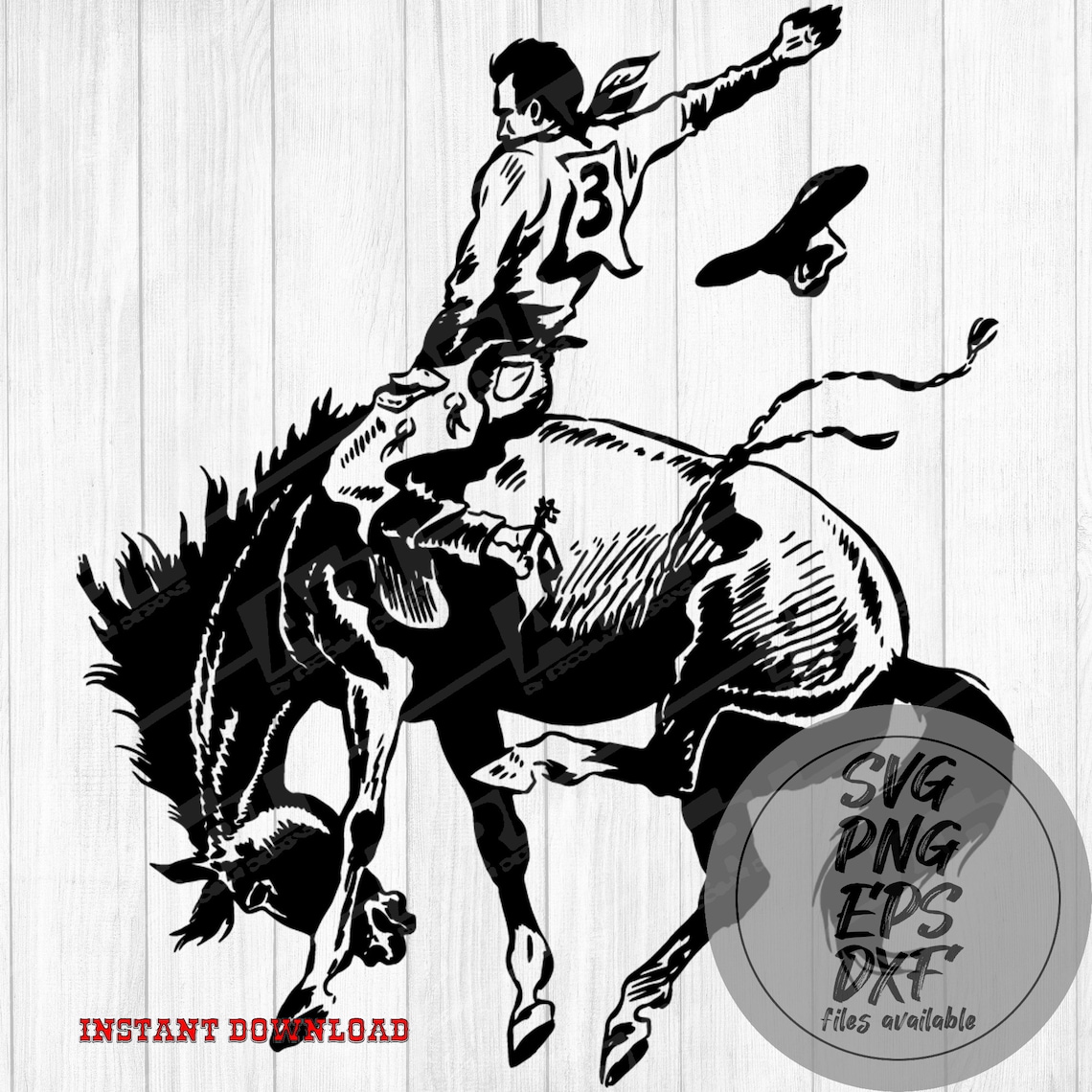 Cowboy Png, Saddle Bronc Riders SVG, Western Svg, Rodeo Clip Art Bundle ...