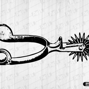 Vintage Cowboy Spurs SVG, Western SVG, Cowboy SVG for Sublimation ...