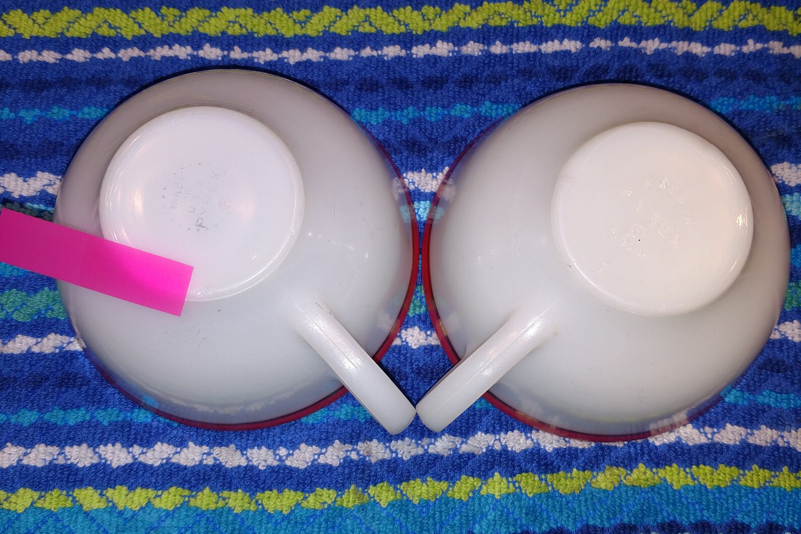 Vintage 1950s Fire King Pyrex Flamingo Pink Milk Glass - Etsy