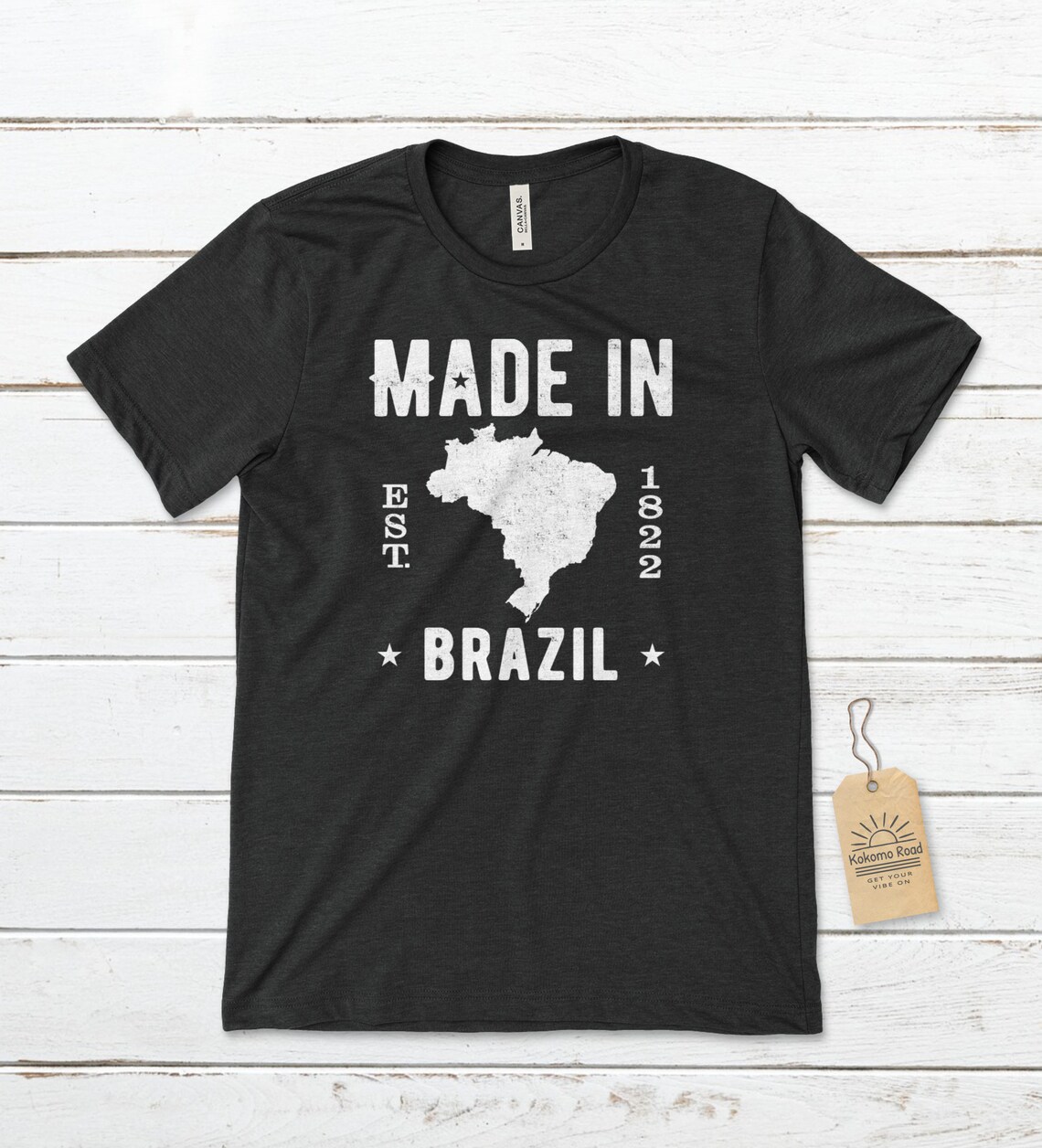 Made in Brazil Unisex T-Shirt, Brazil T-Shirt, Brazil Native, Brazil ...