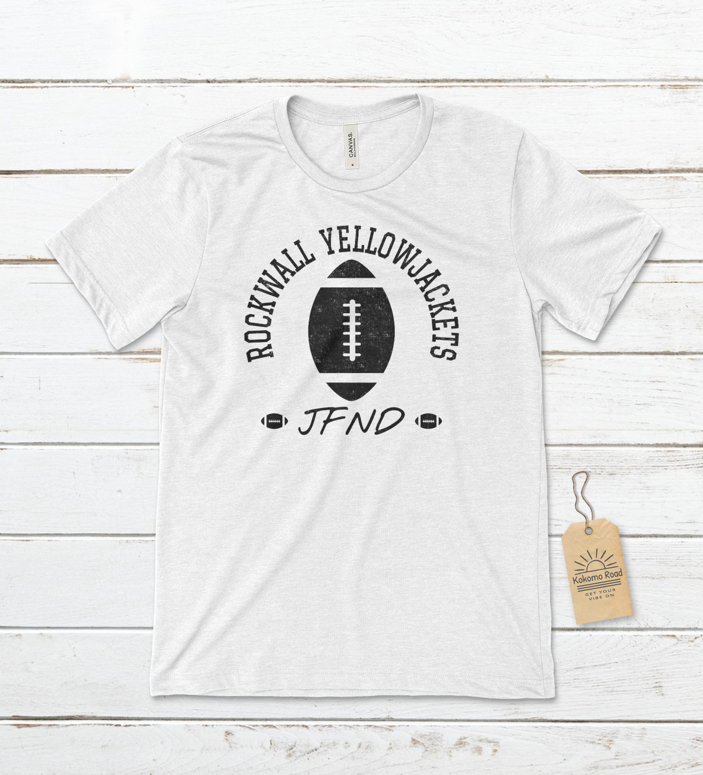 Rockwall Yellowjackets JFND Football Unisex T-shirt Jacket - Etsy