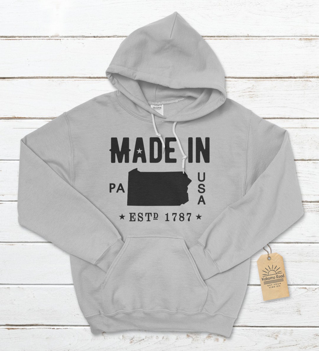 Made in Pennsylvania Unisex Hoodie, Pennsylvania Hoodie, Pennsylvania ...