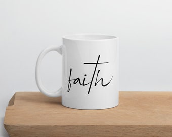Christian Coffee Mug, Large Coffee Mug, Bible Verse Mug, Scripture Mug ...